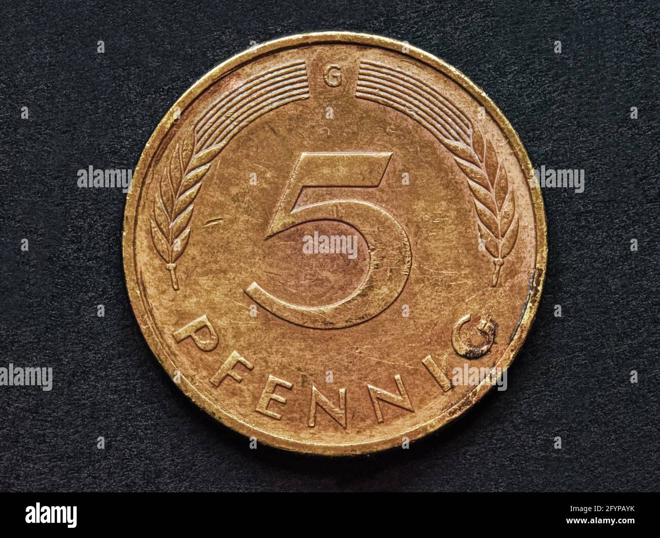 5 pfennig hi-res stock photography and images - Alamy