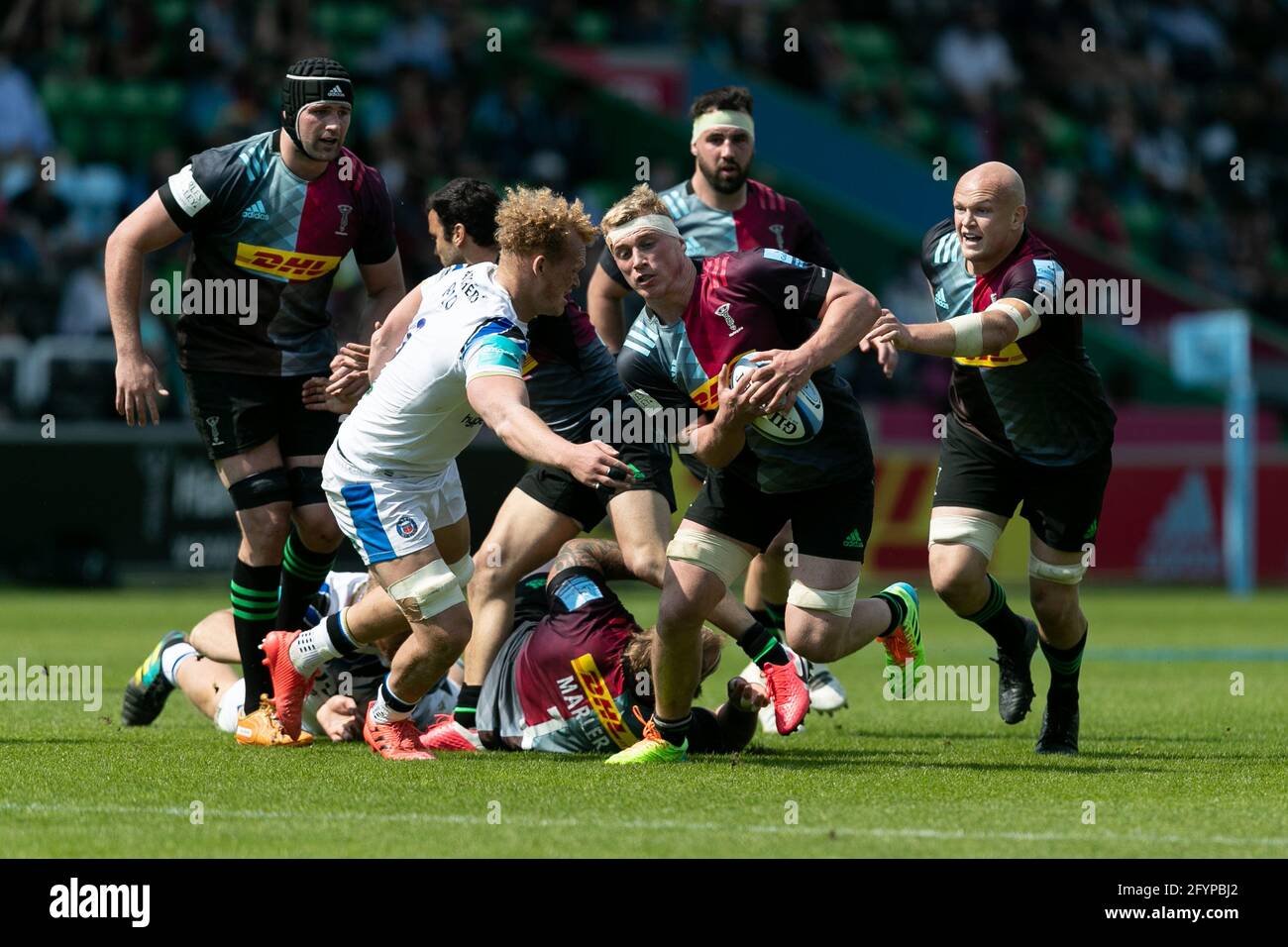 LONDON, UK. MAY 29TH: Jack Kenningham of Harlequins in action during ...