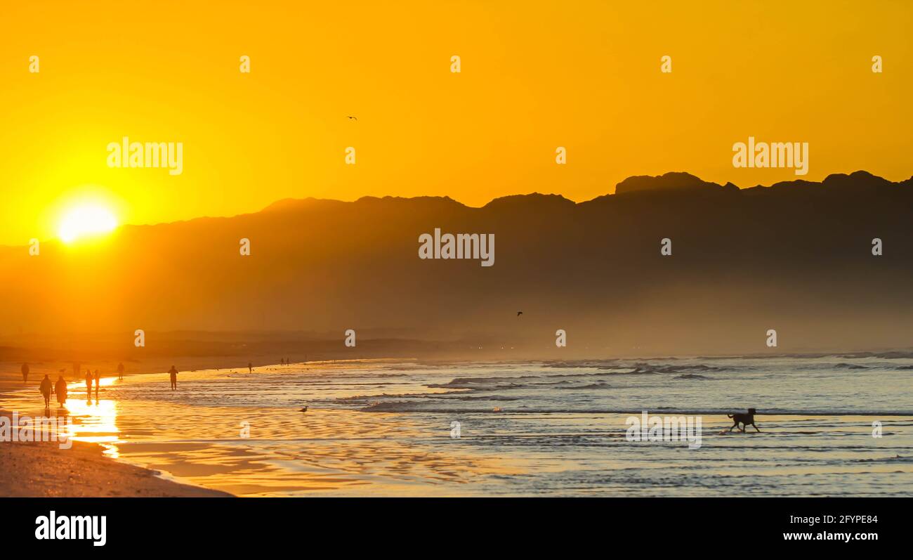 A crazy sunset in South Africa, Views of South Africa Stock Photo - Alamy