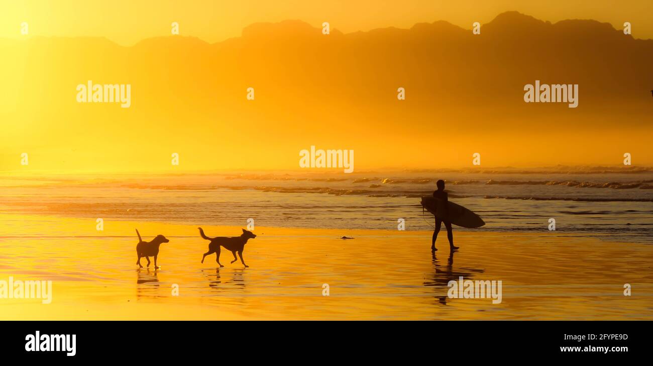 A crazy sunset in South Africa, Views of South Africa Stock Photo - Alamy