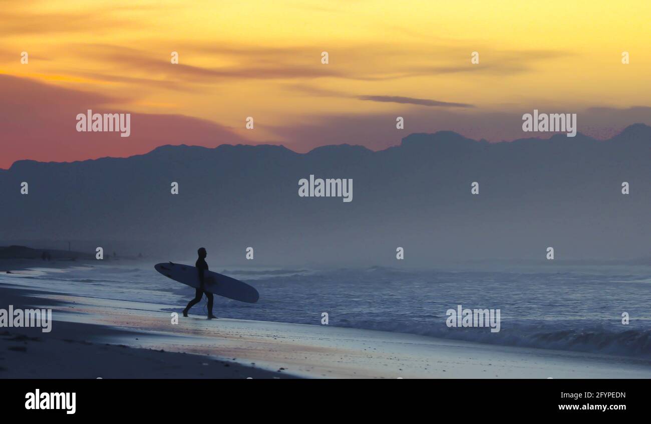 A crazy sunset in South Africa, Views of South Africa Stock Photo - Alamy