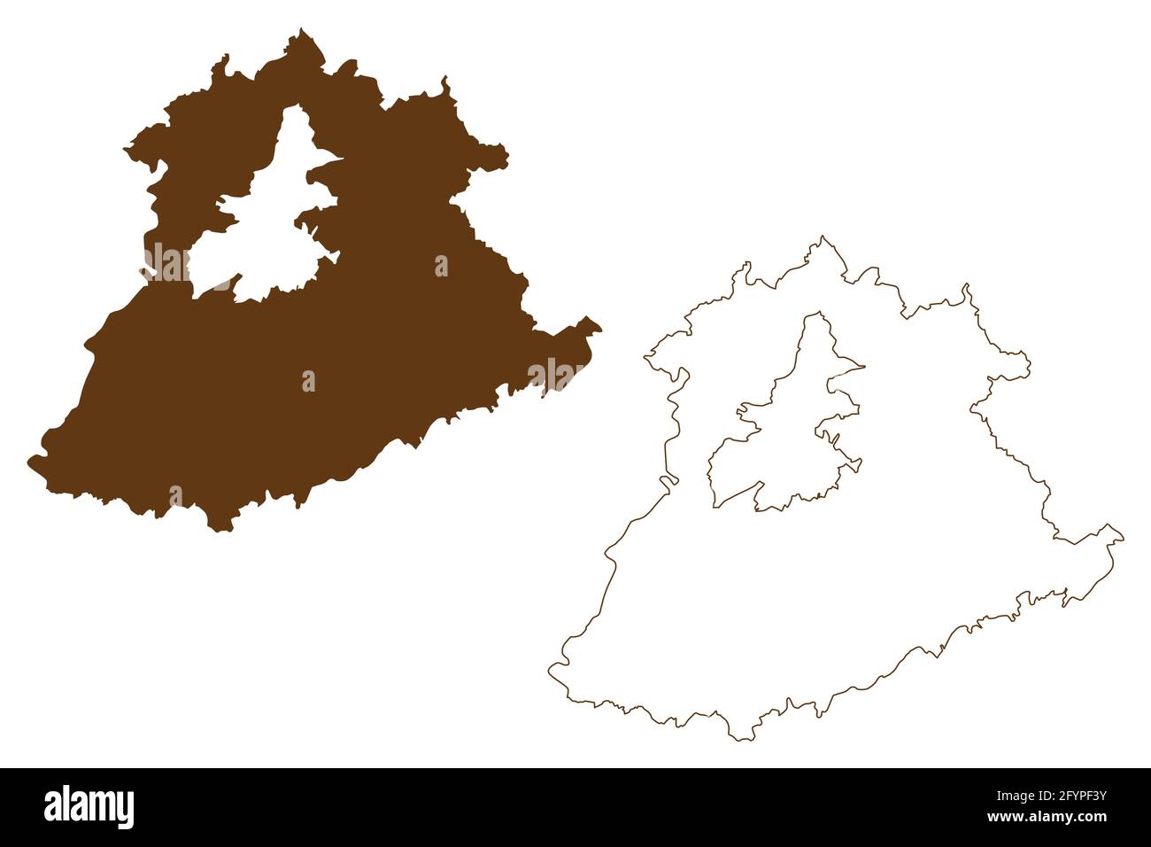 Trier-Saarburg district (Federal Republic of Germany, State of ...