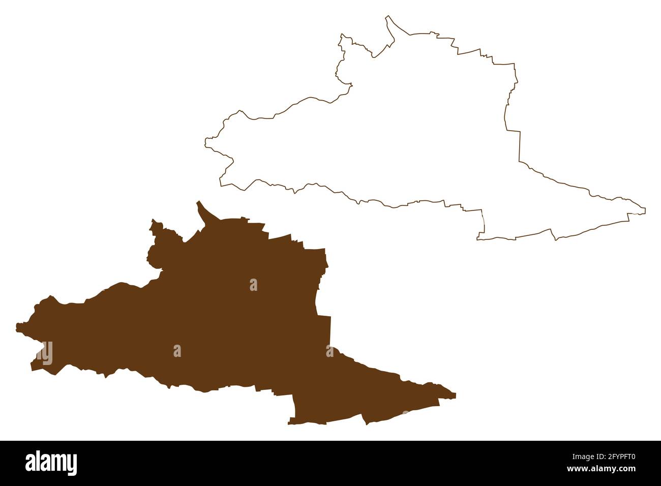 Neustadt an der Weinstrasse city (Federal Republic of Germany, State of ...