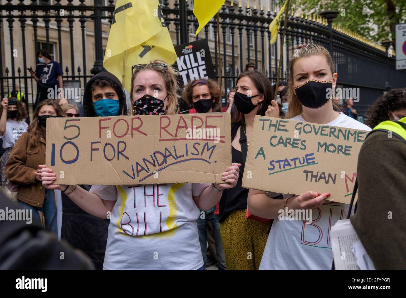 London, UK. 29th May 2021. One of 30 protests in National day of action ...