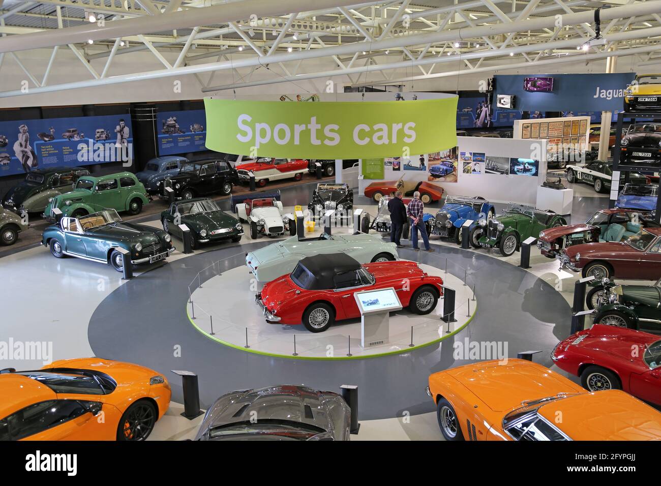 Interior general view, British Motor Museum, Gaydon, Warwick, West ...