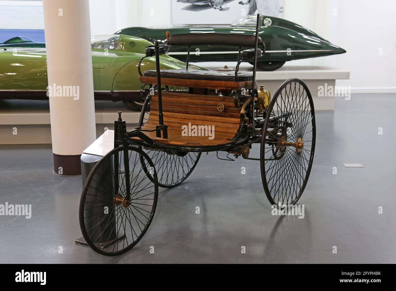 Benz (1886, replica), British Motor Museum, Gaydon, Warwick, West ...