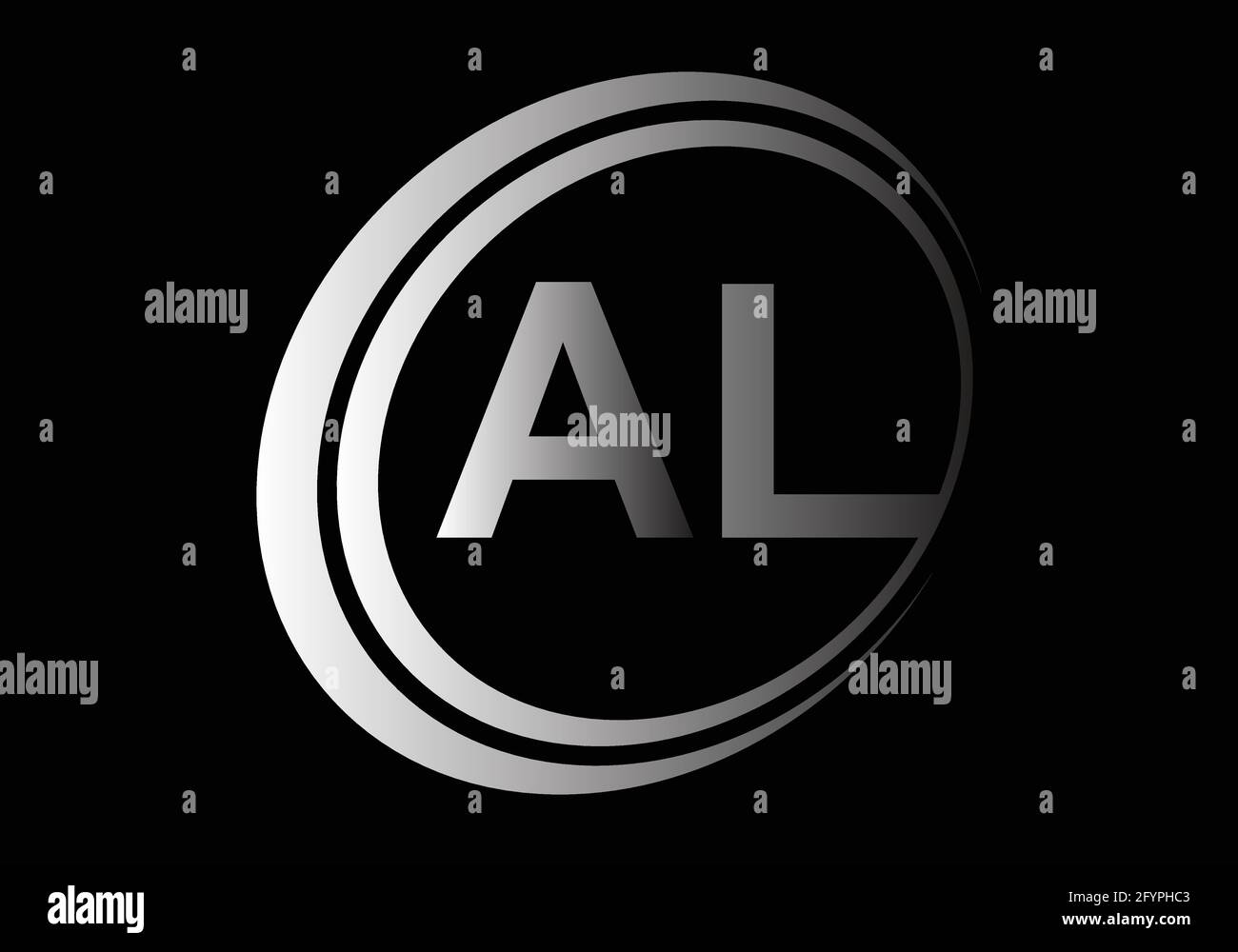 Initial Monogram Letter A L Logo Design Vector Template. Graphic ...
