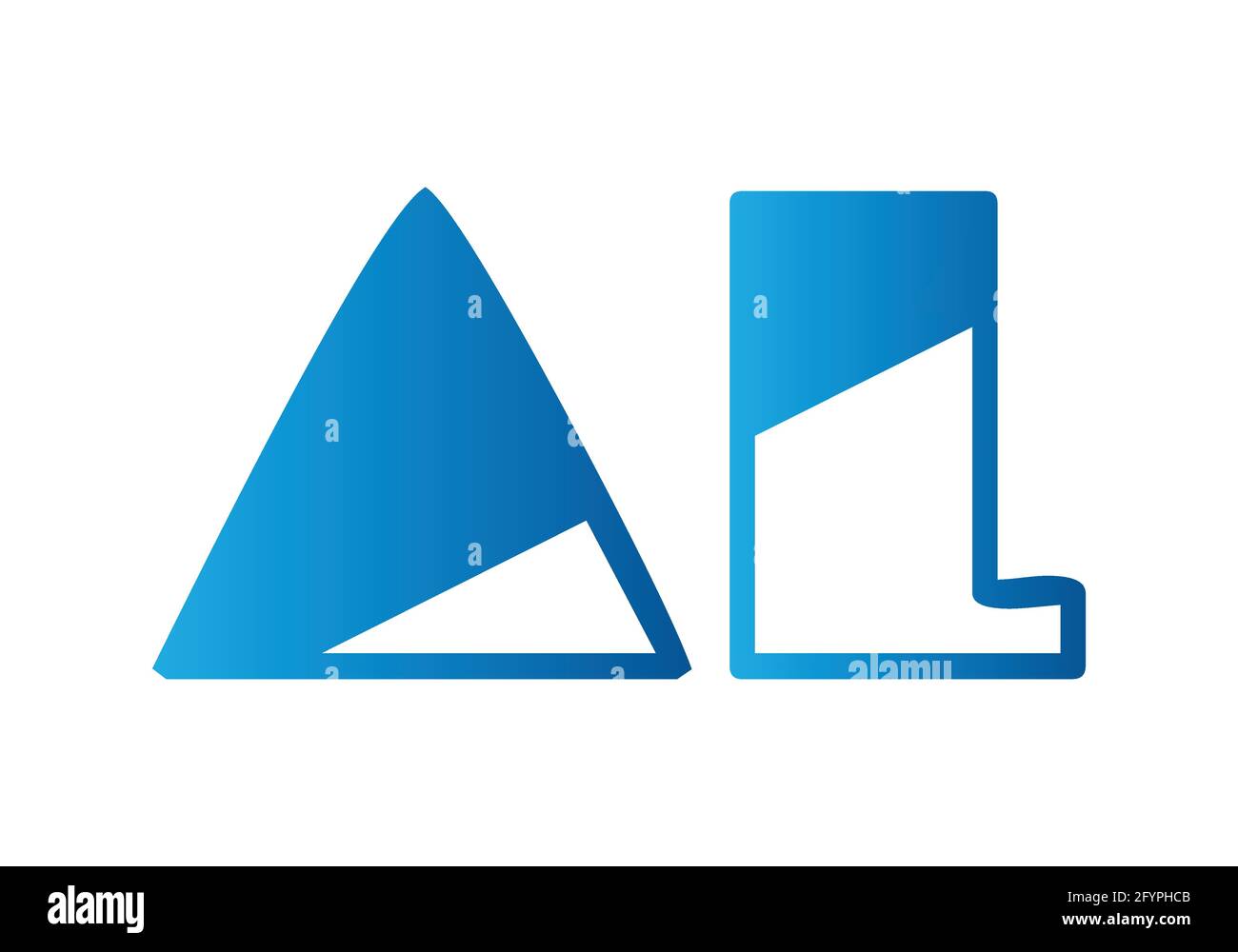 Initial Monogram Letter A L Logo Design Vector Template. Graphic ...