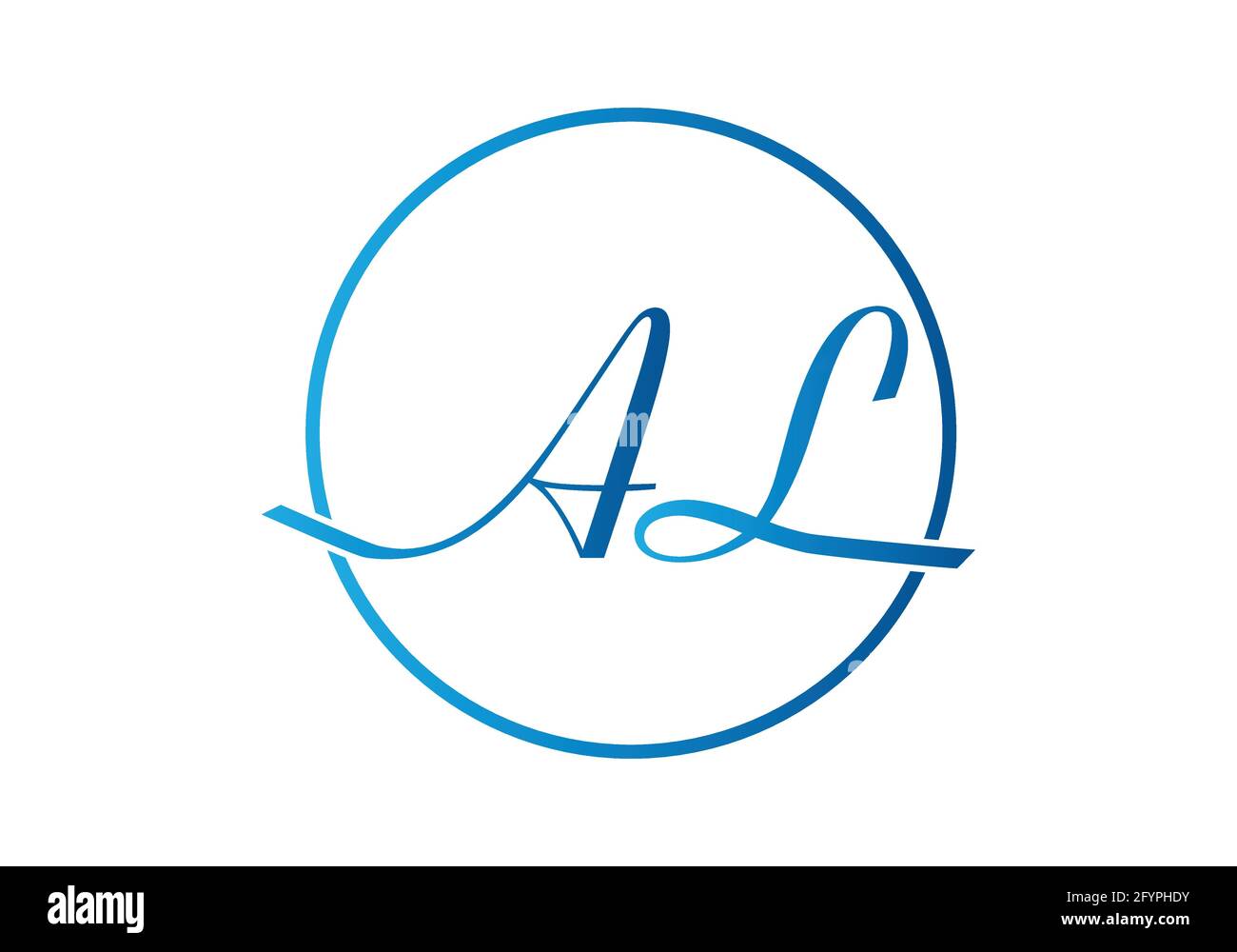 Initial Monogram Letter A L Logo Design Vector Template. Graphic ...