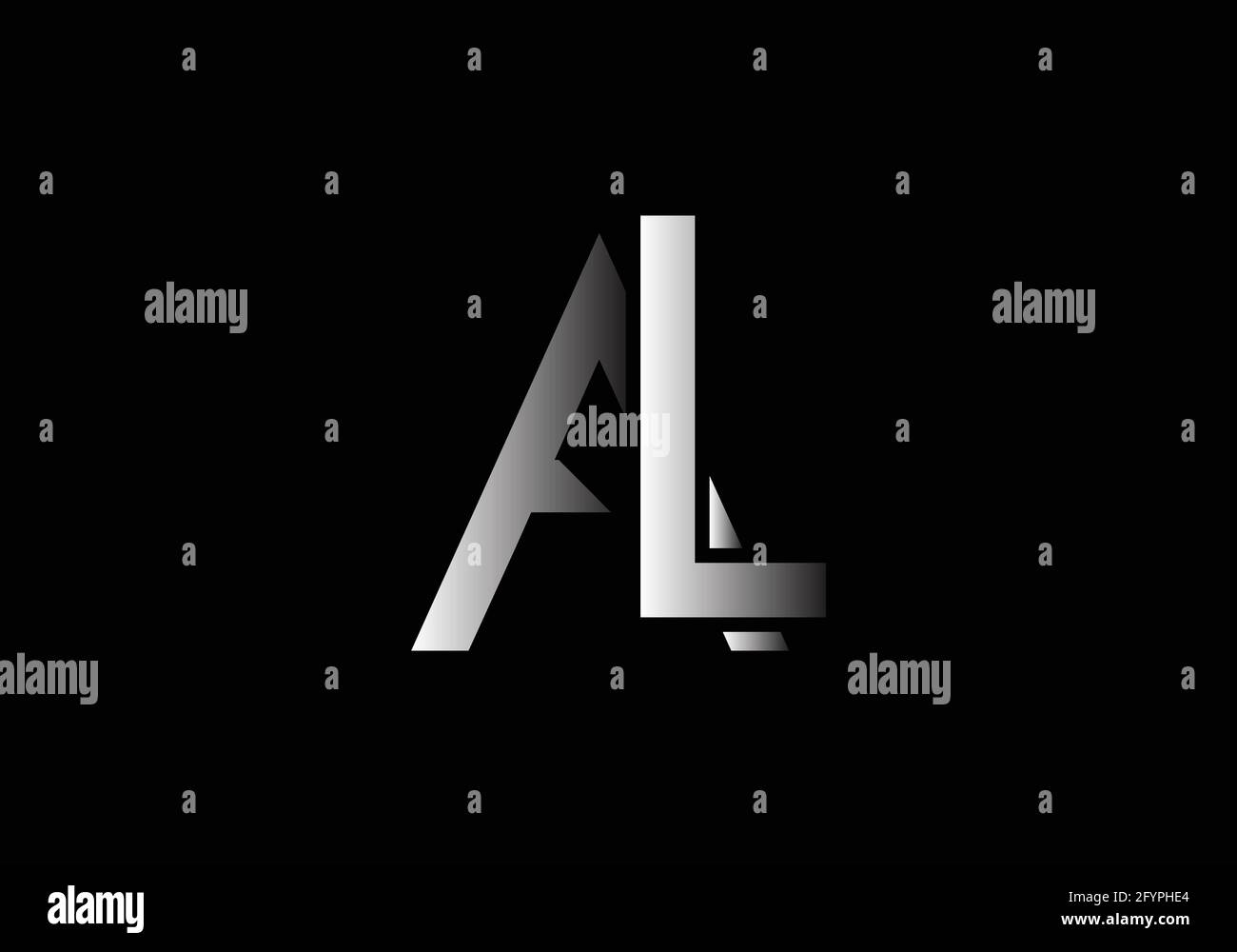 Initial Monogram Letter A L Logo Design Vector Template. Graphic ...