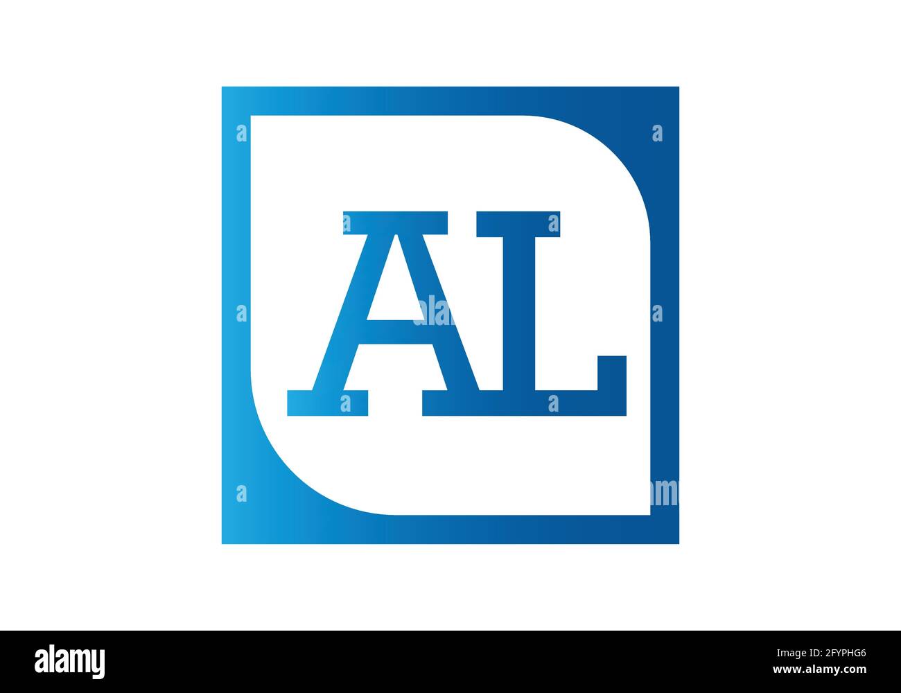 Initial Monogram Letter A L Logo Design Vector Template. Graphic ...