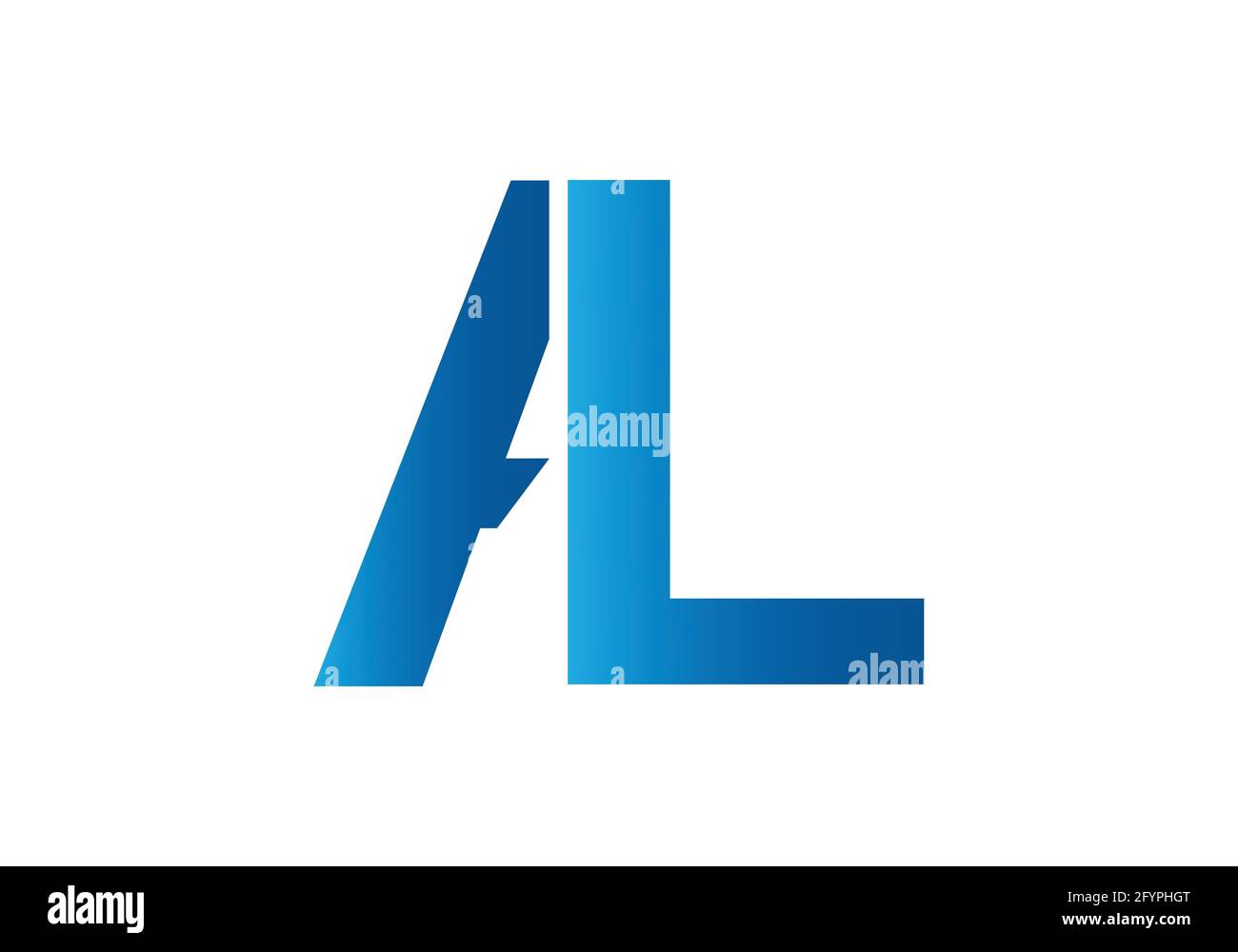 Initial Monogram Letter A L Logo Design Vector Template. Graphic ...