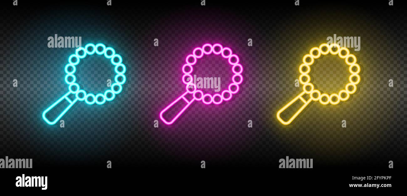 Mala symbol neon vector icon Stock Vector Image & Art - Alamy