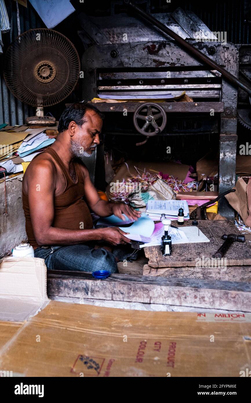 Manual printing press hi-res stock photography and images - Alamy