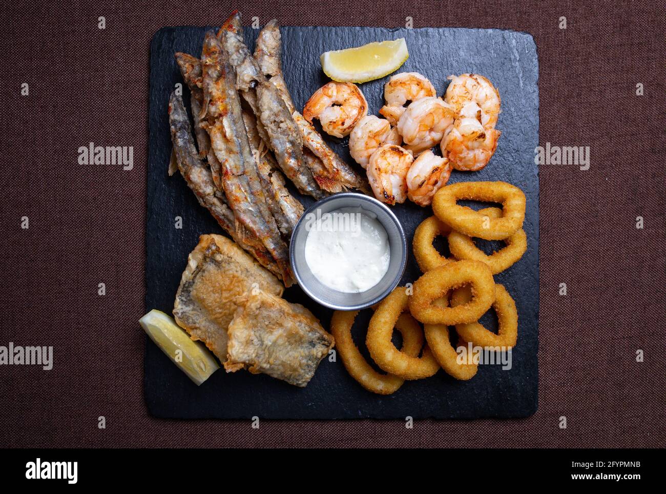 Deep fried fish snacks hi-res stock photography and images - Alamy