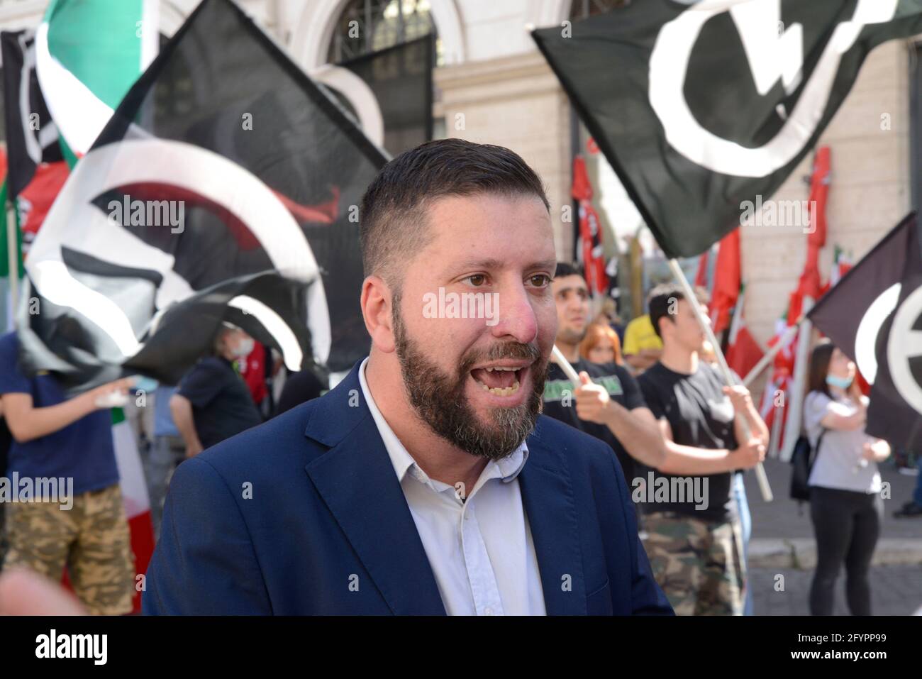 Casapound flag hi-res stock photography and images - Alamy