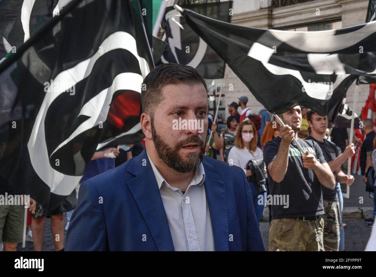 Casapound flag hi-res stock photography and images - Alamy