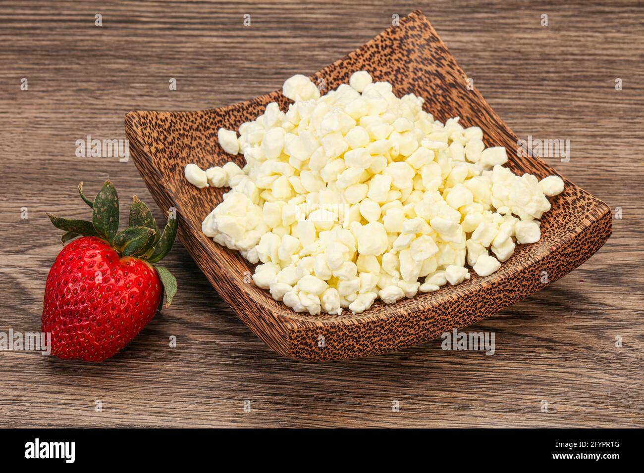 Dietary food - grain cottage cheese in the bowl Stock Photo - Alamy