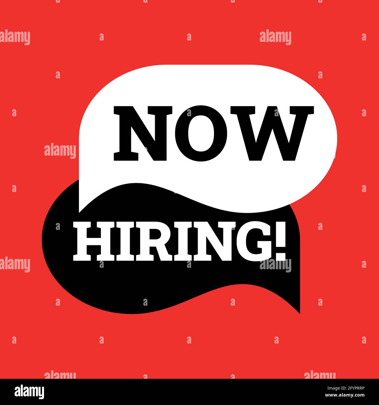 Recruitment employment job offer Stock Vector Images - Alamy