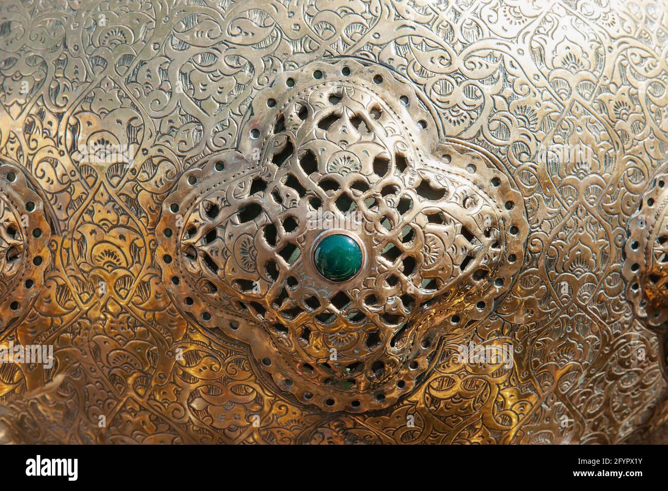 Gold with turquoise inlay hi-res stock photography and images - Alamy