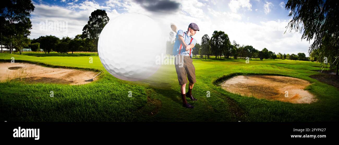 Vintage Golf Swing High Resolution Stock Photography and Images - Alamy