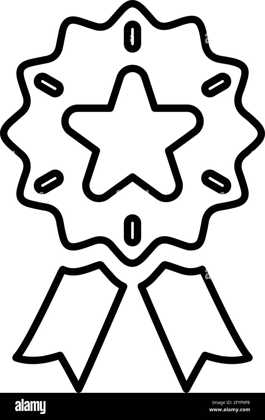 Achievement, award, best quality, ribbon icon. Beautiful design and ...