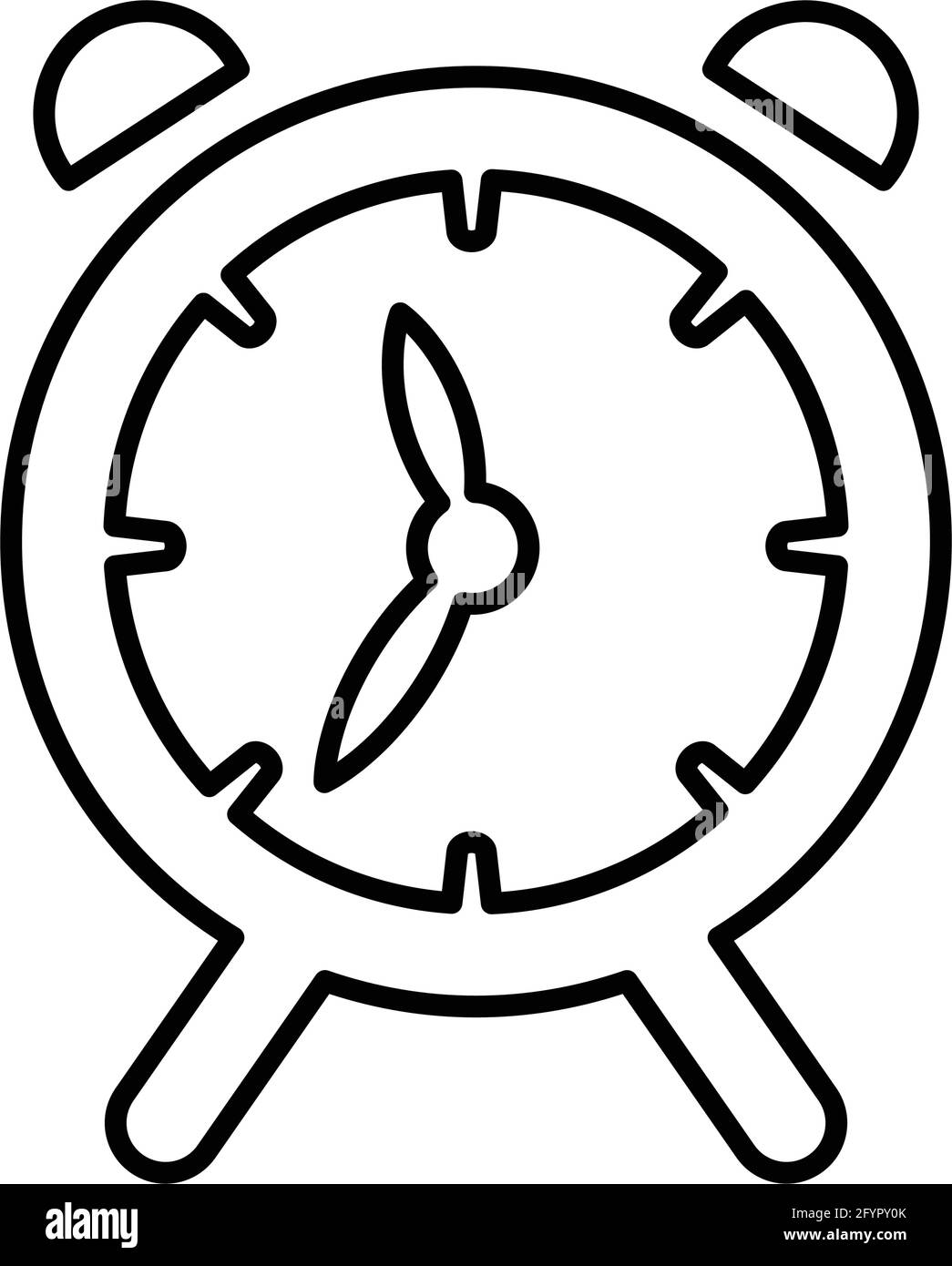 Alarm clock icon. Beautiful design and fully editable vector ...