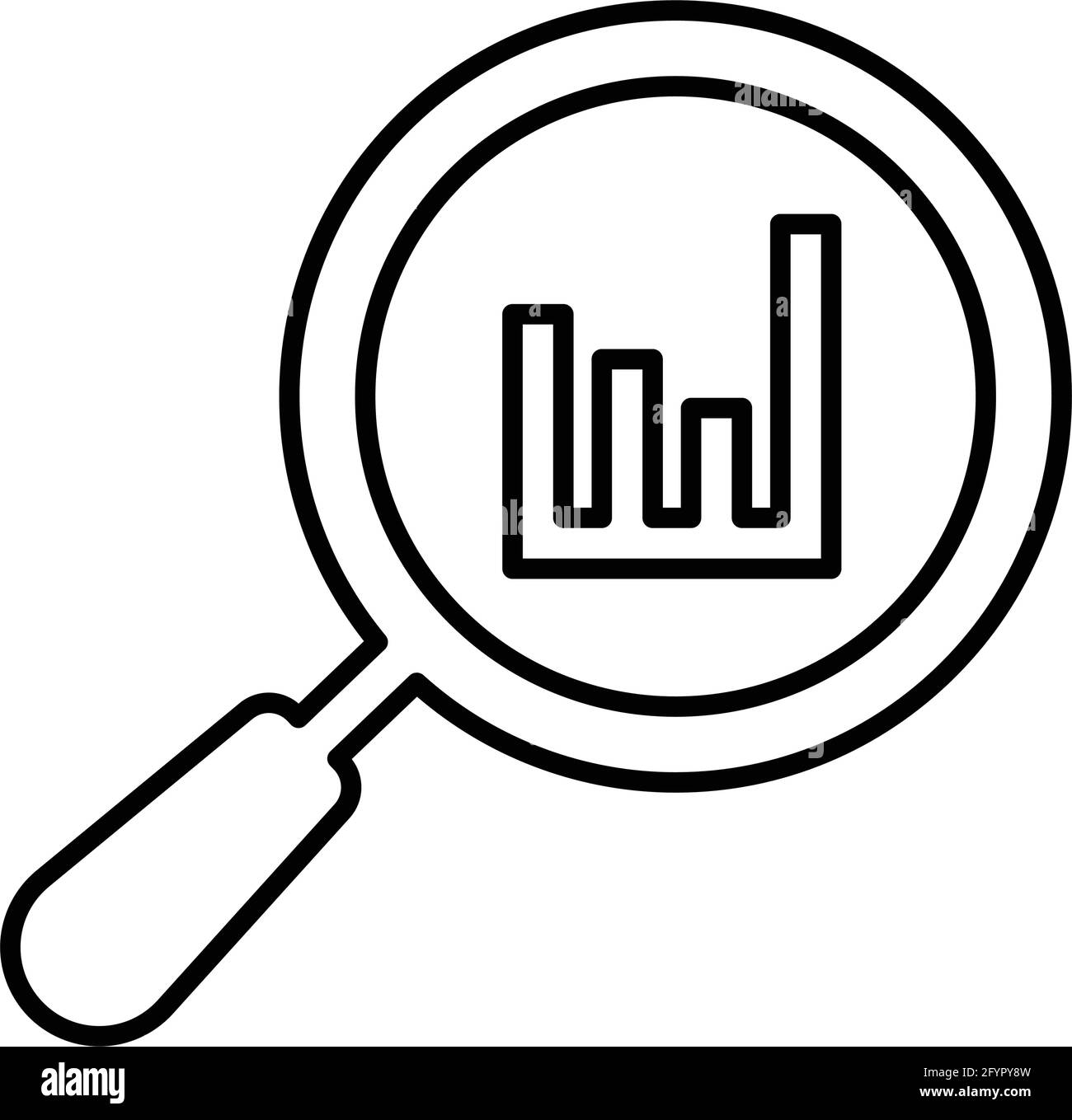 Simple vector Illustration of Report, search icon use for various ...