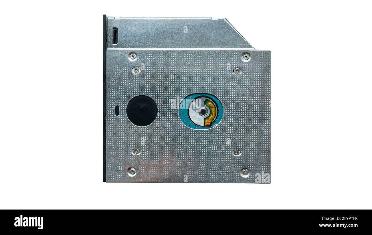 Hard disk. HDD over white background with copy space. Storage concept ...