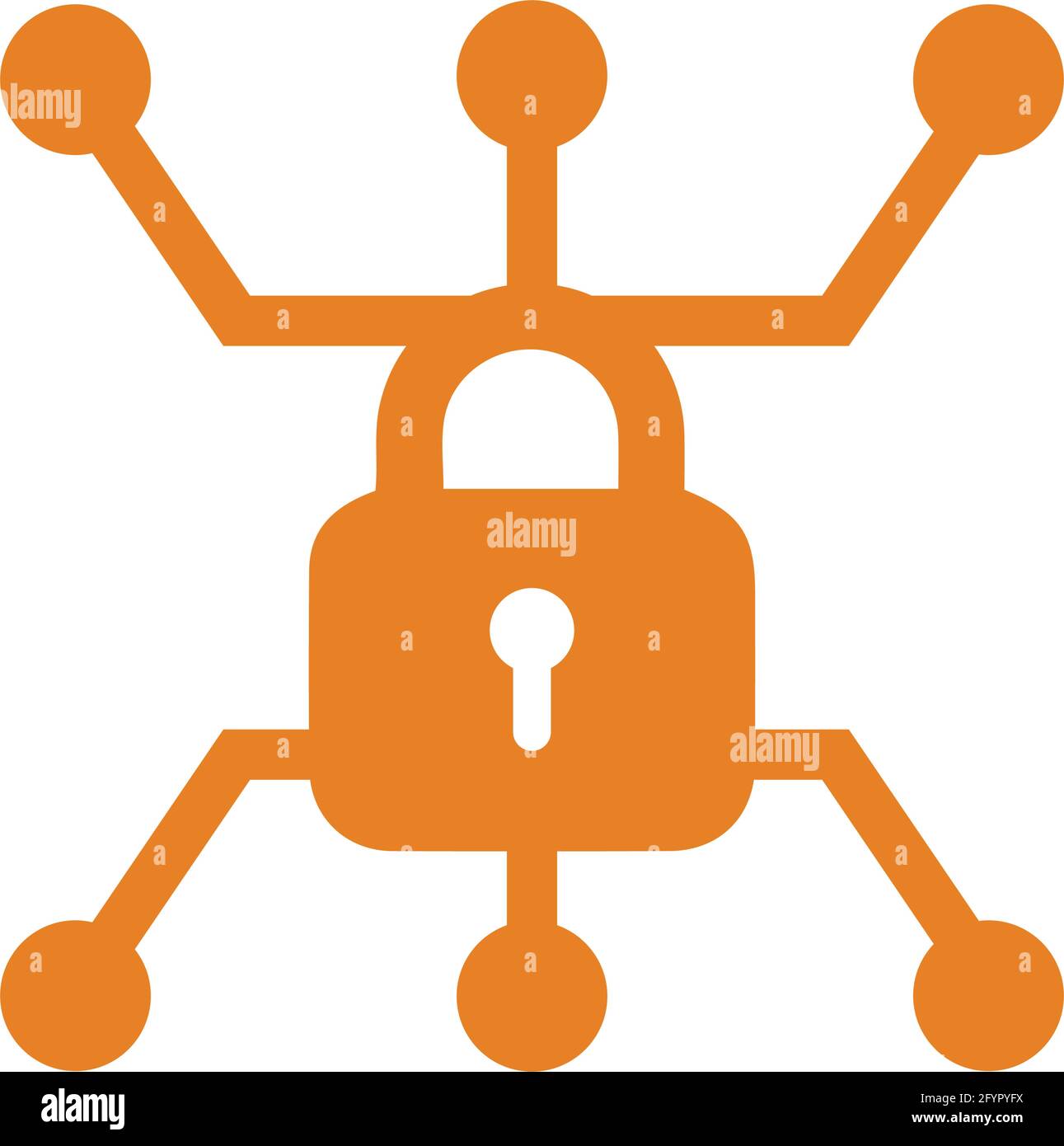 Simple vector Illustration of Anti virus, firewall, security icon use ...