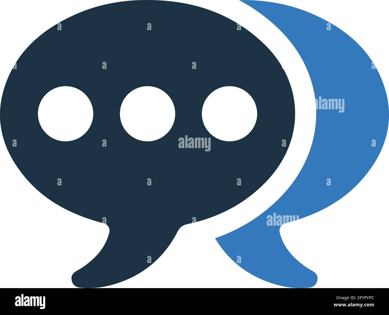 Simple vector Illustration of Chat, comment, bubbles icon use for ...