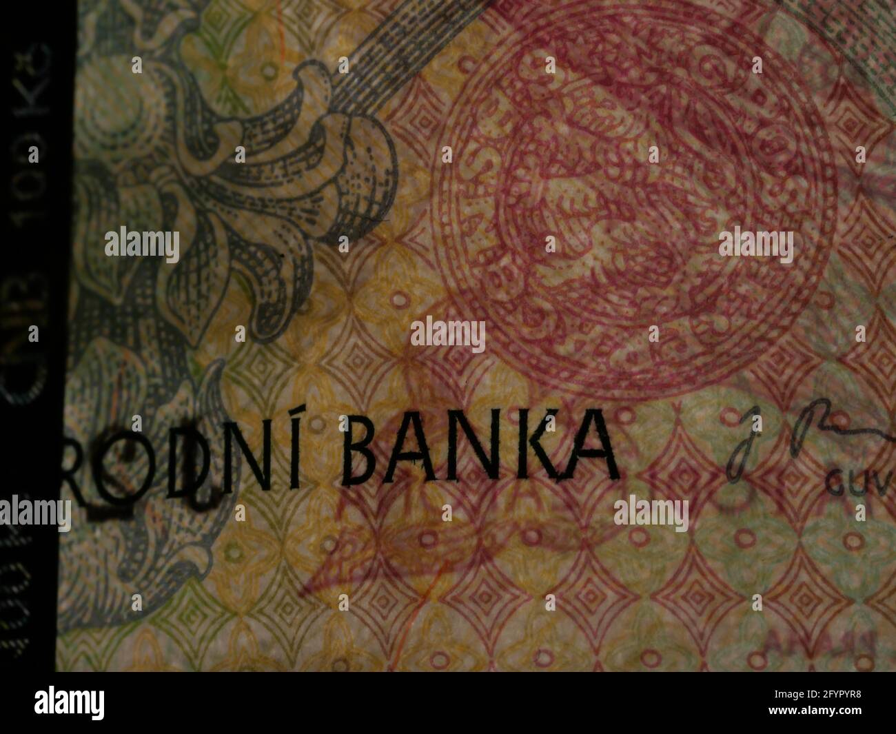 100 czech koruna bill hi-res stock photography and images - Alamy