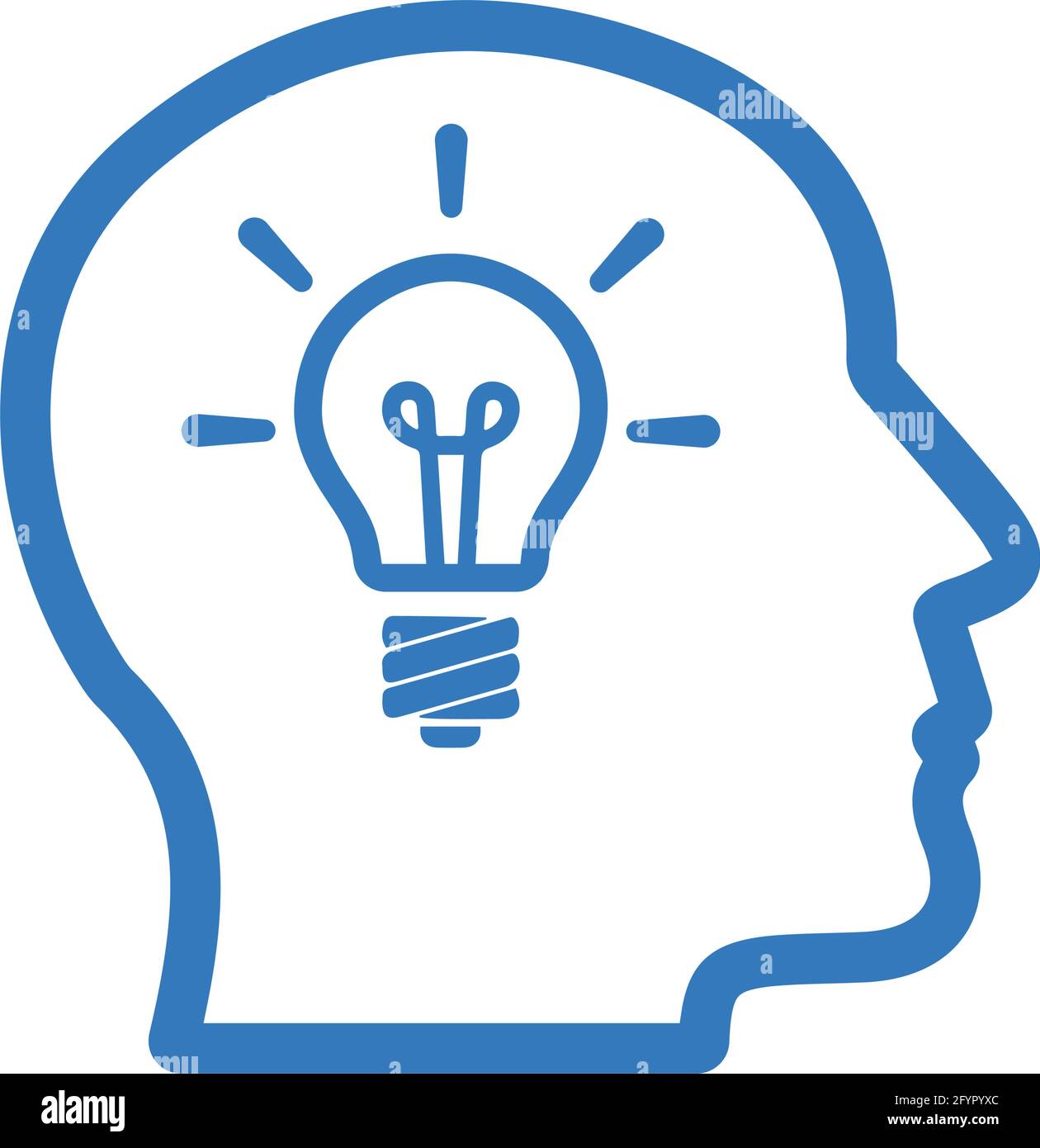 Idea making, thinking icon. - Well organized and editable Vector design ...