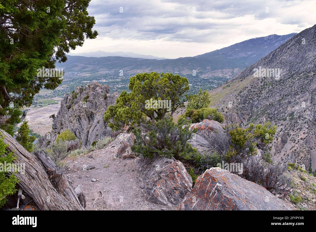 Mount Mahogany nature hiking trail landscape views, foothills of Mt ...