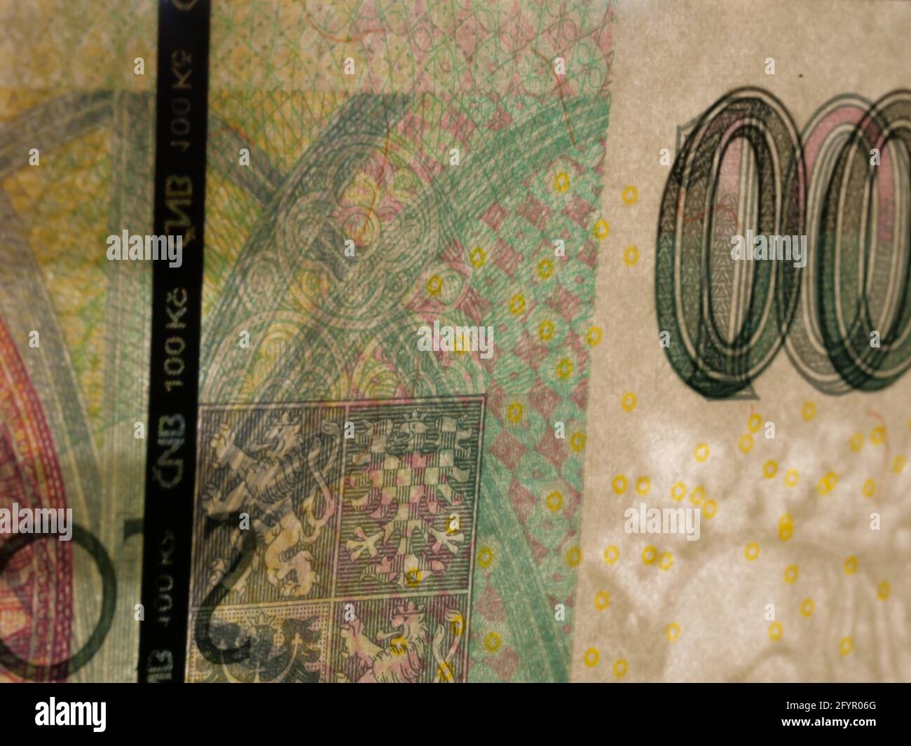 100 czech koruna bill hi-res stock photography and images - Alamy