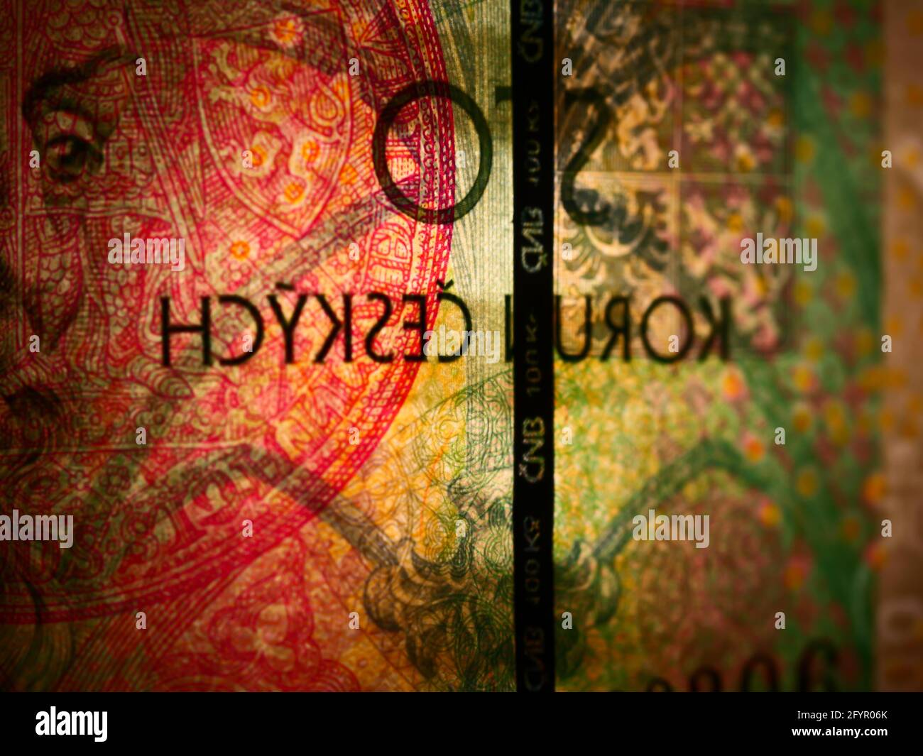 100 czech koruna bill hi-res stock photography and images - Alamy