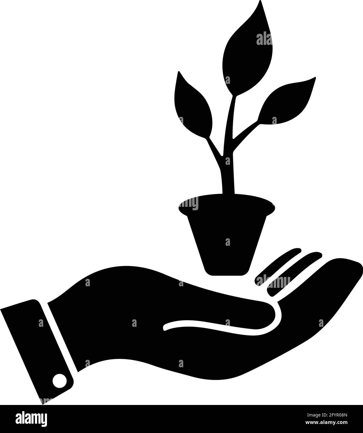 Plant, start up icon. Simple vector illustration for various use Stock ...