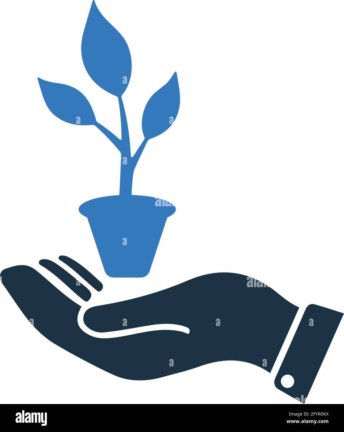 Plant, start up icon. Simple vector illustration for various use Stock ...