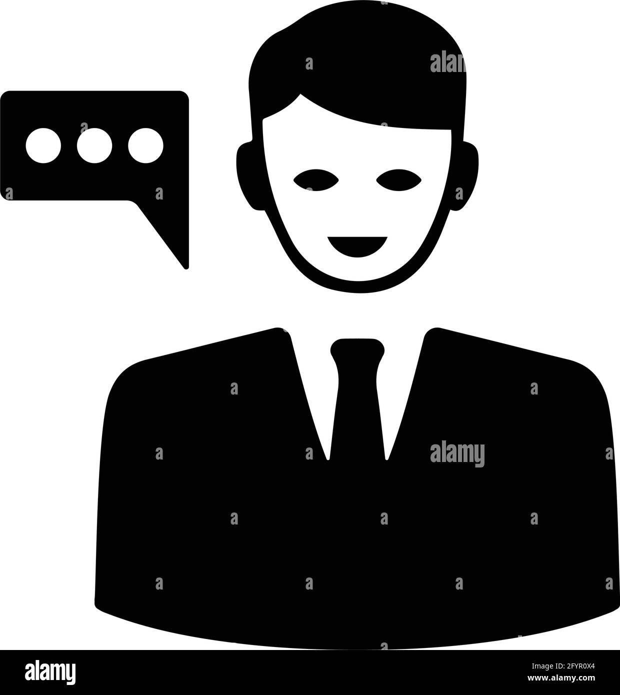 Customer Support Icon Black and White Stock Photos & Images - Alamy