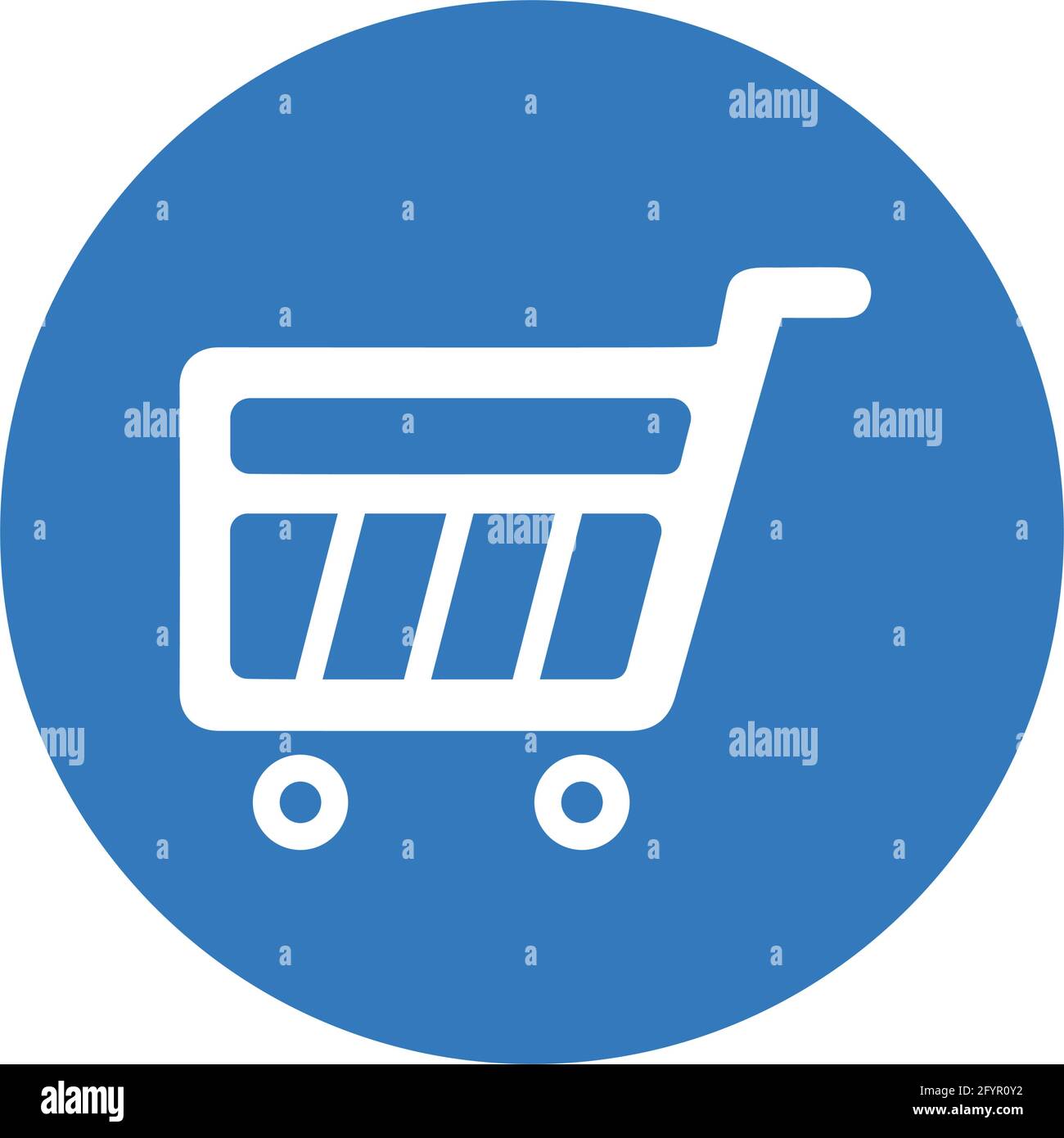 E-commerce, shopping cart icon. Simple vector illustration for various ...
