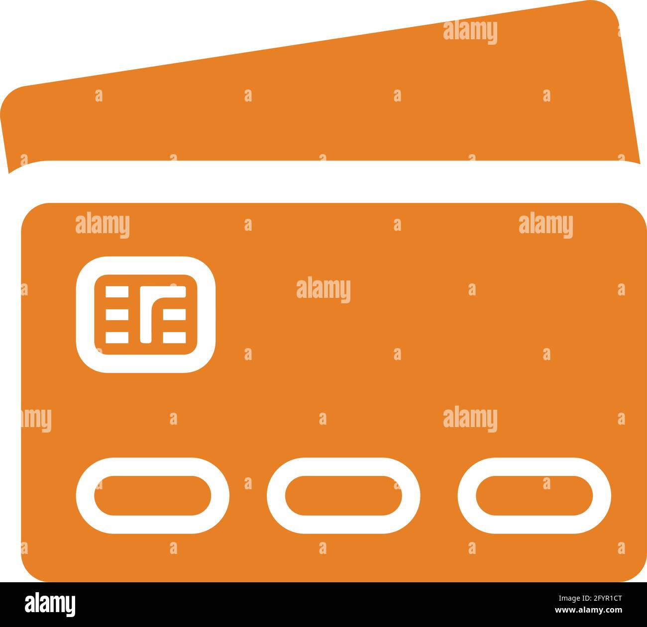 Master card, debit, credit card icon is isolated on white background ...