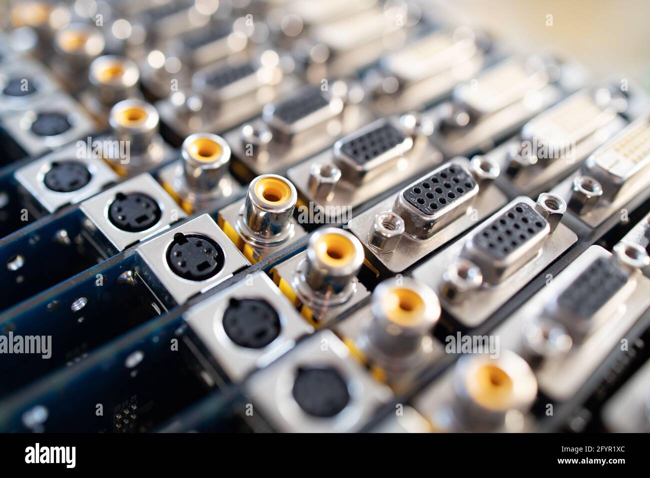 Motherboard connector sockets hi-res stock photography and images - Alamy