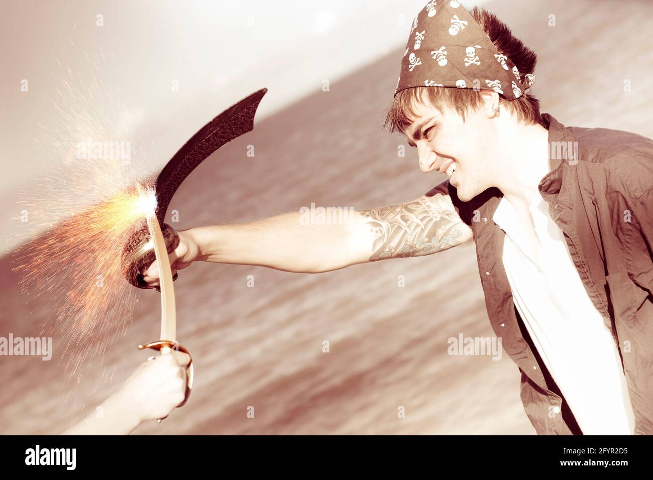 Clash Of Swords High Resolution Stock Photography and Images - Alamy