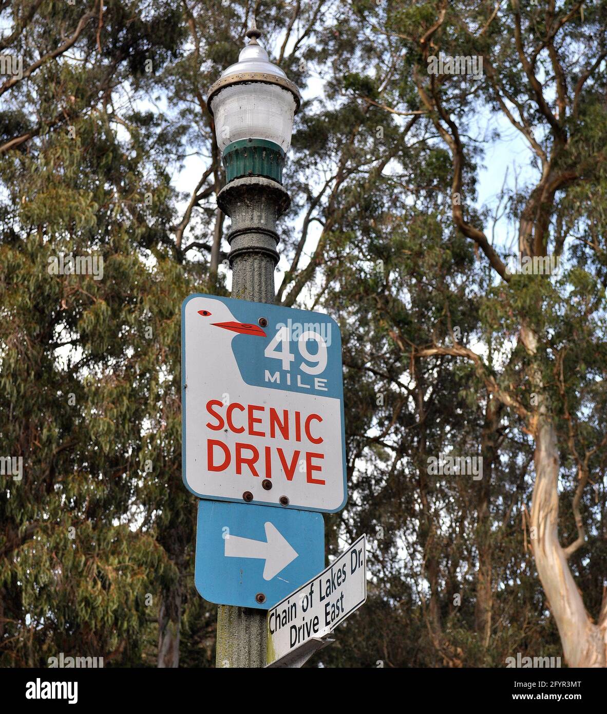 Direction sign park hi-res stock photography and images - Alamy