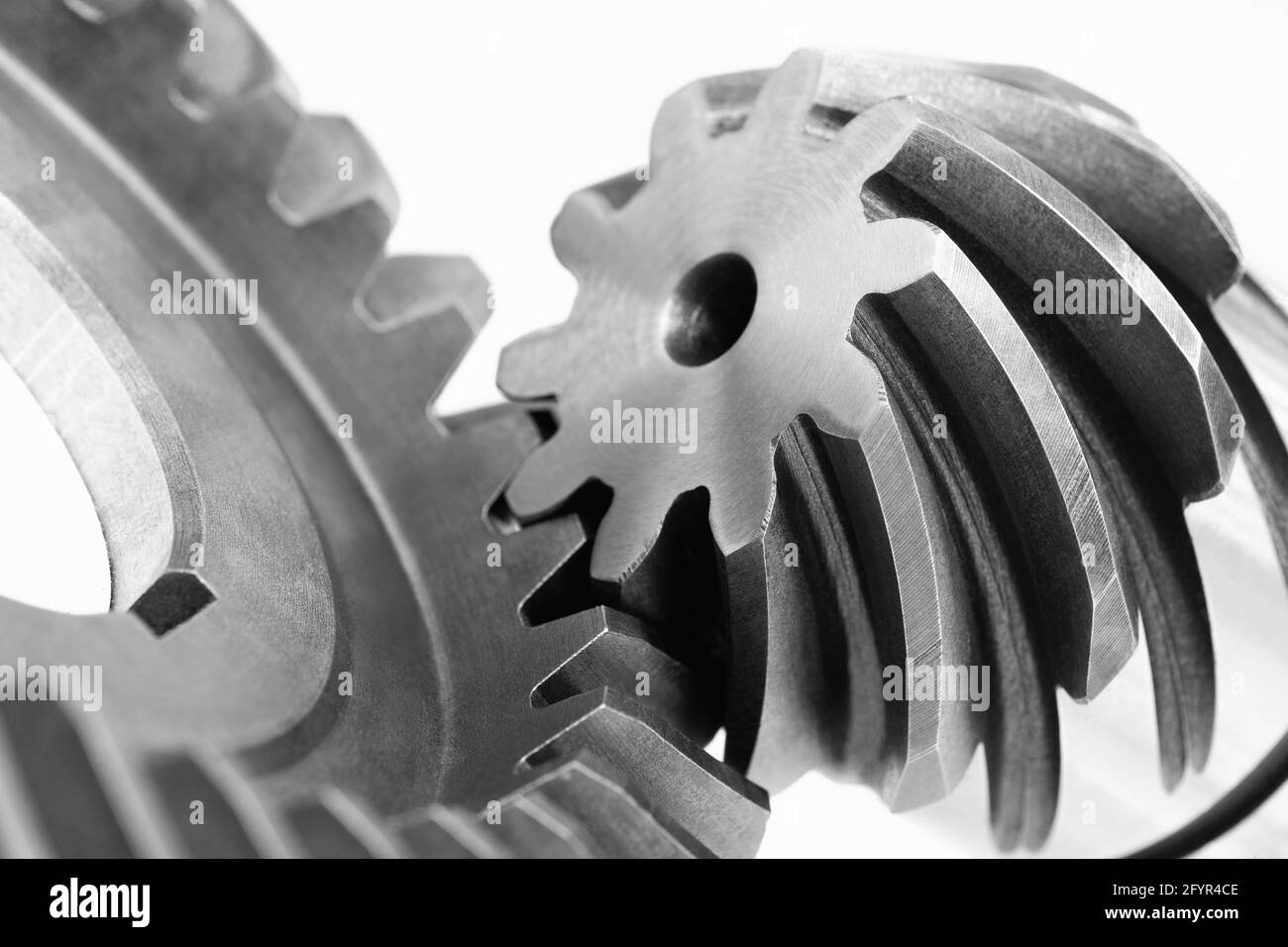 Engine gear wheels, industrial concept background Stock Photo - Alamy