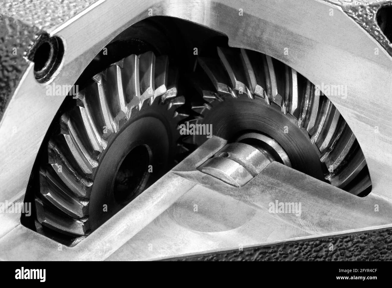 Engine gear wheels, industrial concept background Stock Photo - Alamy