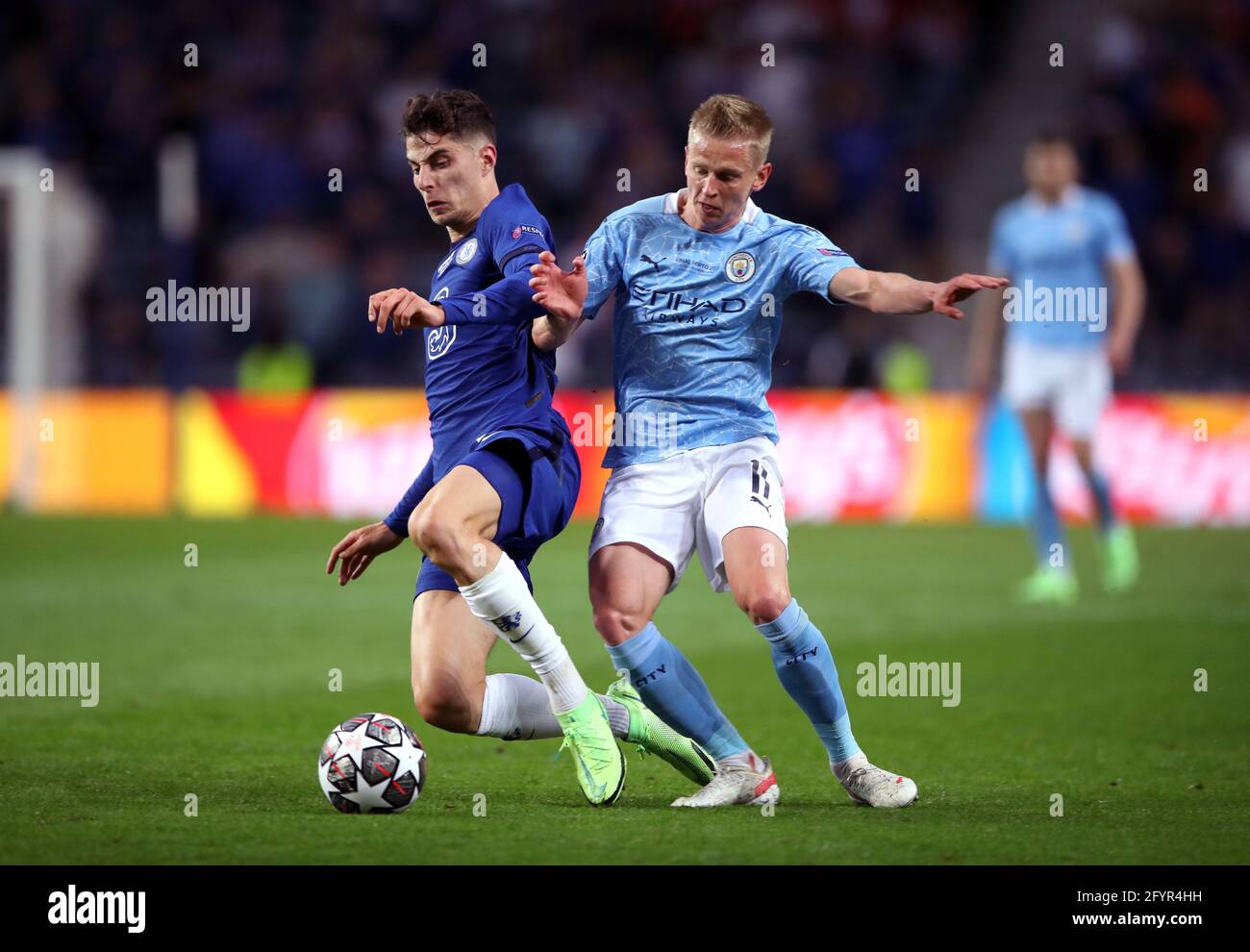 Chelseas Kai Havertz And Manchester Citys Oleksandr Zinchenko Right