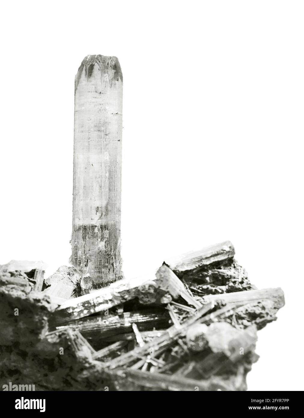 the Goshenite , colorless beryl (Beryls Stock Photo - Alamy