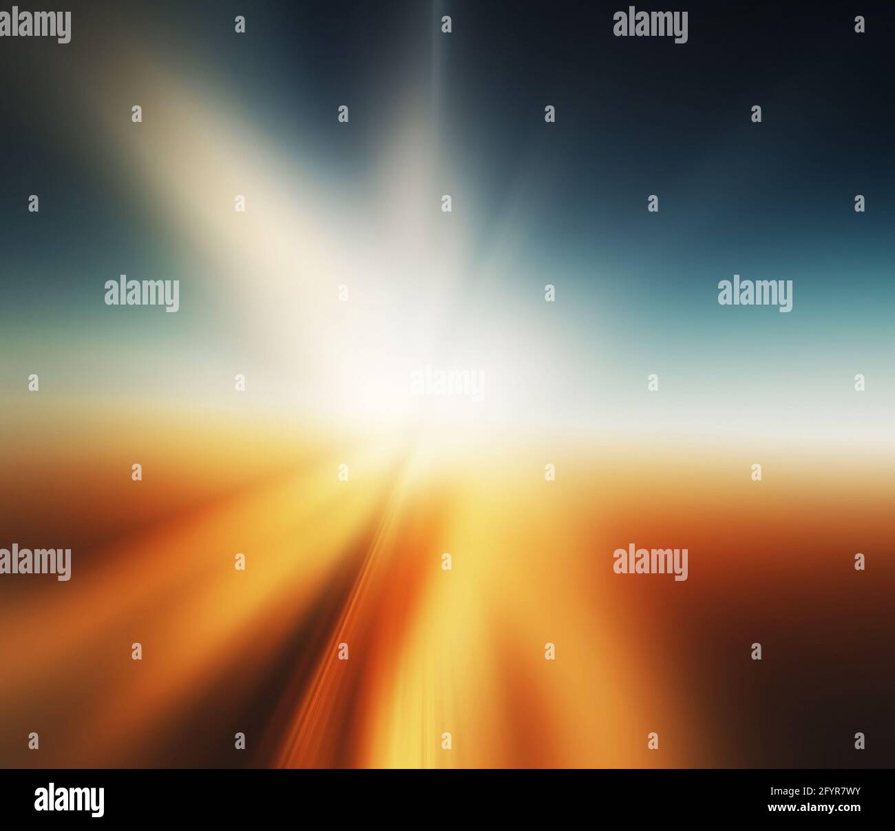 abstract landscape with earth road Stock Photo - Alamy