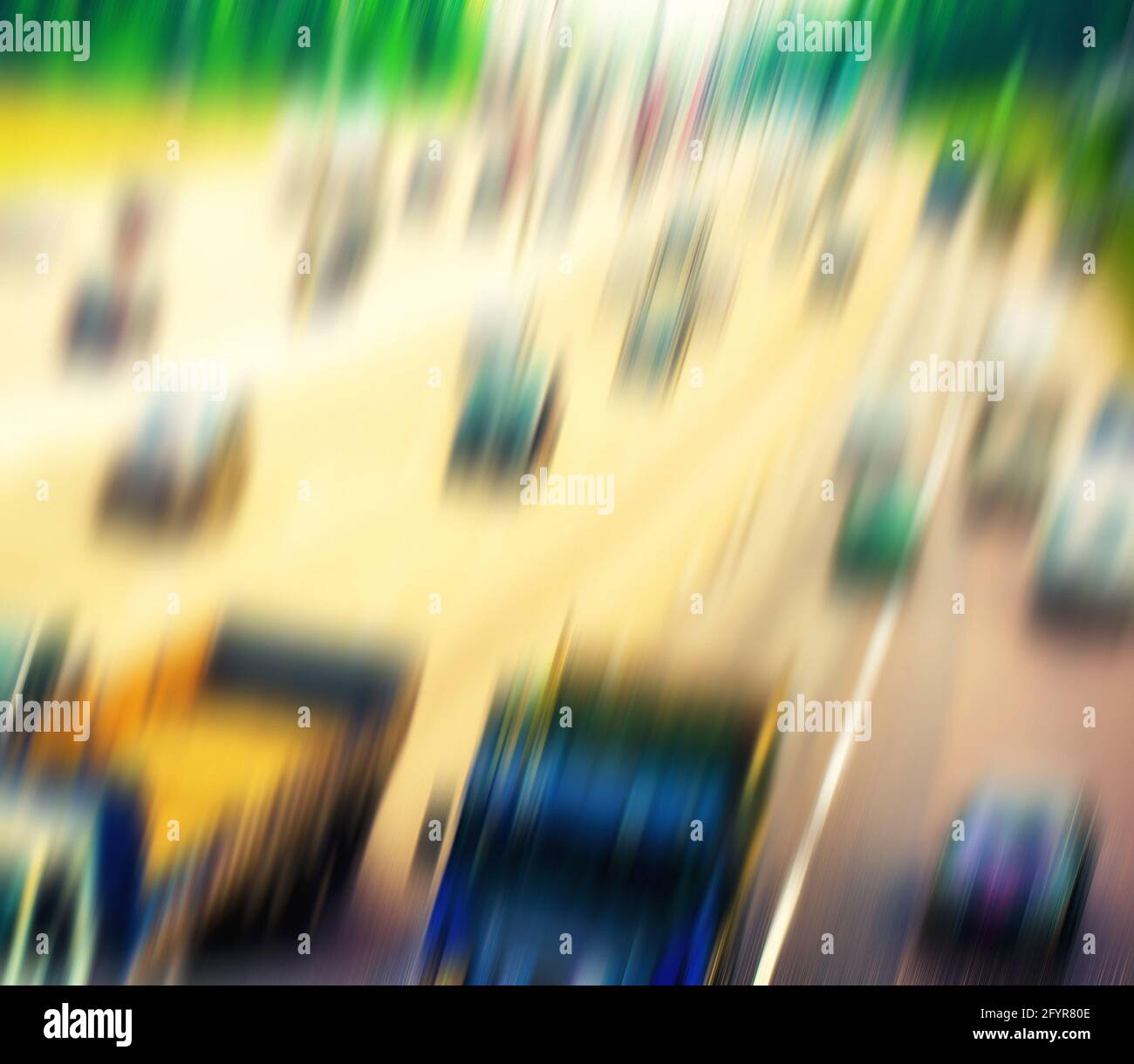 highway traffic in blurry motion Stock Photo - Alamy